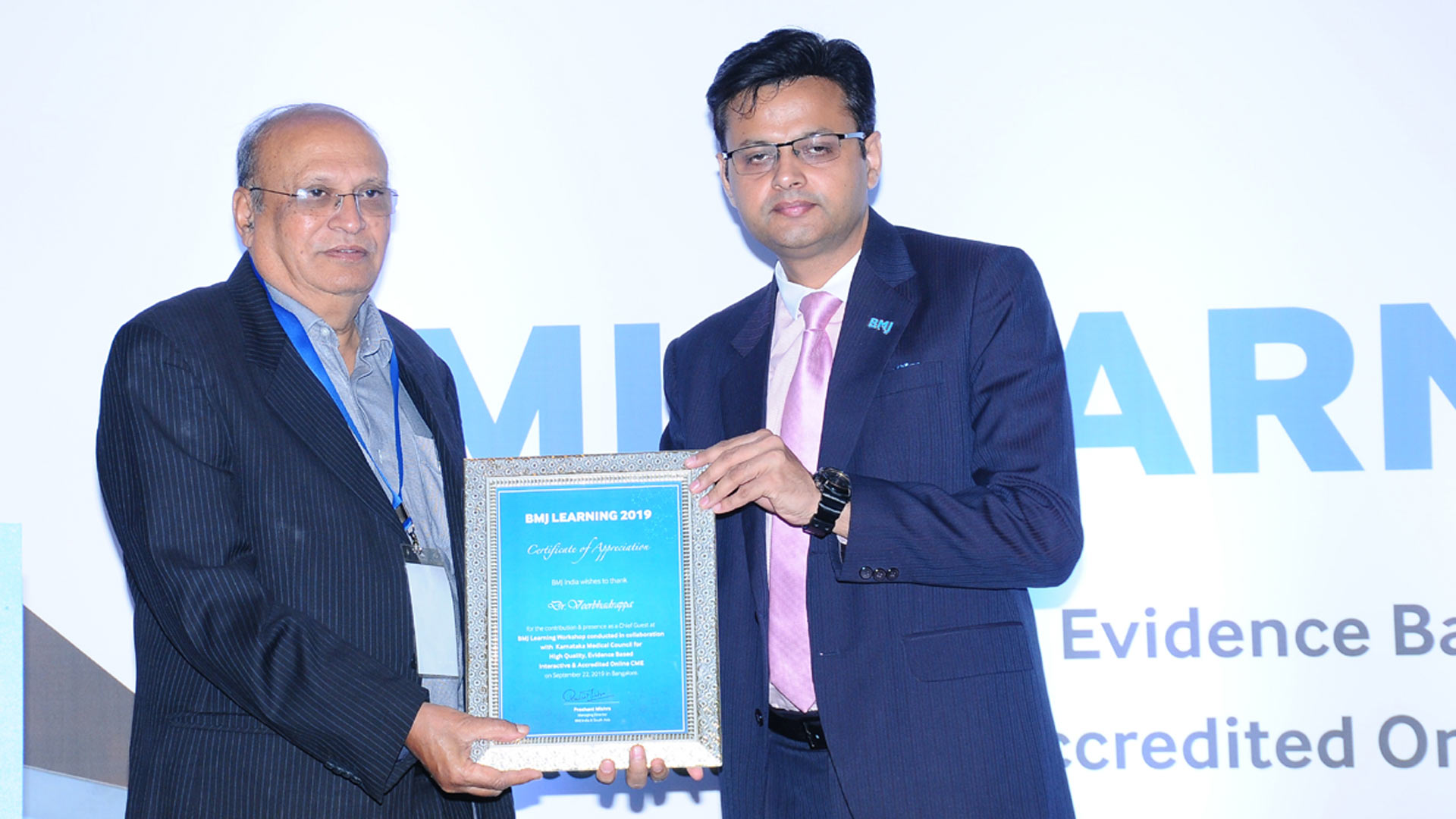 BMJ learning workshop conducted in collaboration with Karnataka Medical ...