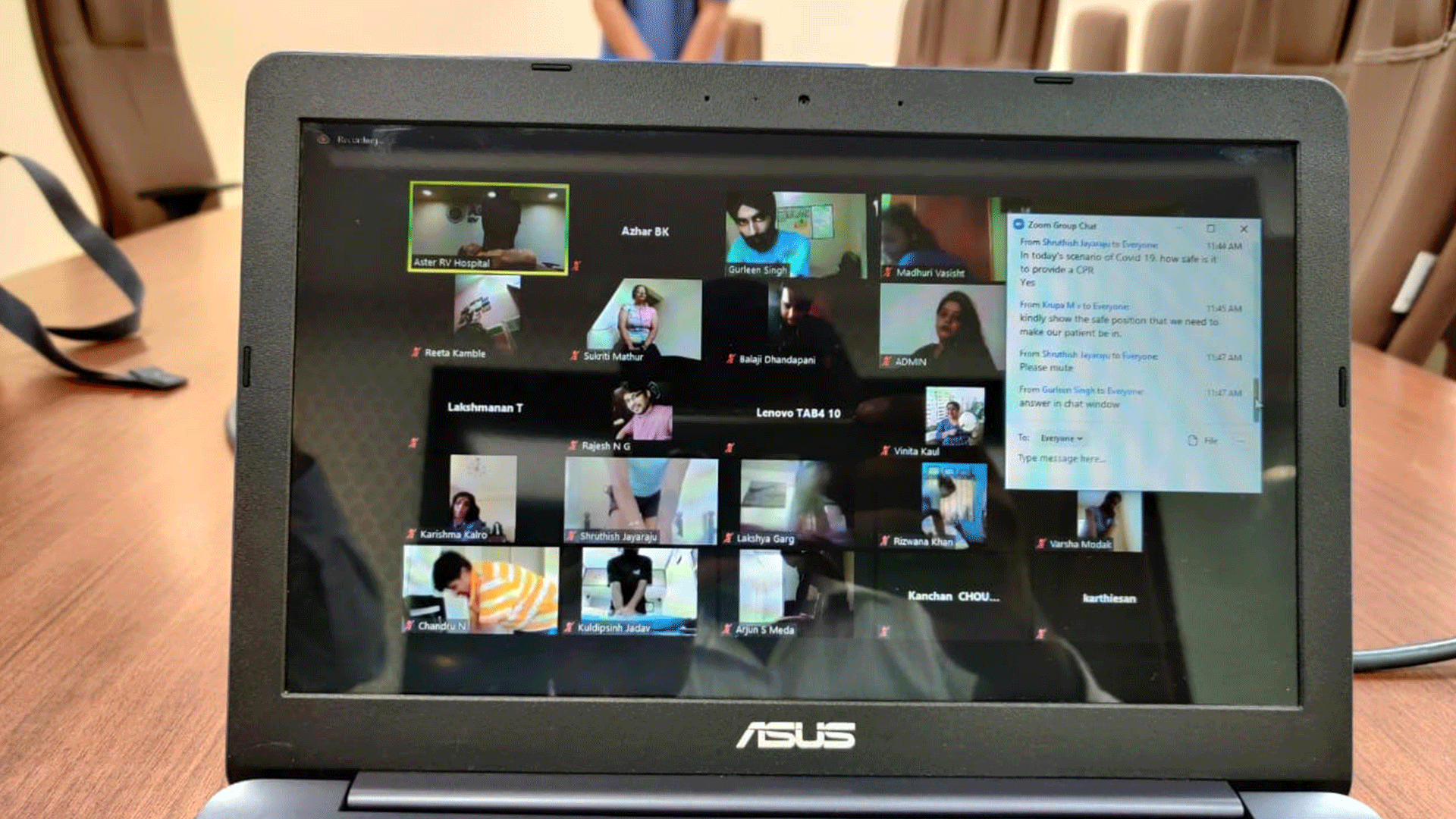 Aster RV Hospital imparts BLS skills virtually - Healthcare Radius