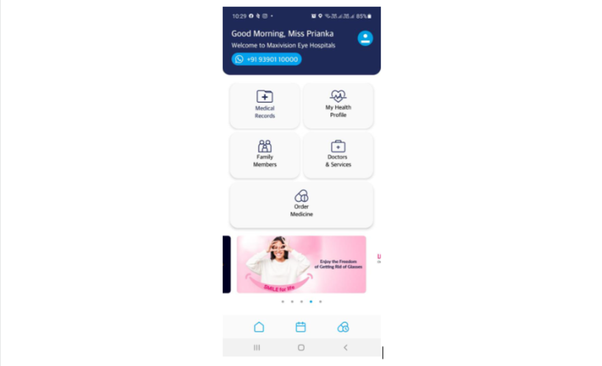 Maxivision Eye Hospitals introduces patient care app - Healthcare Radius