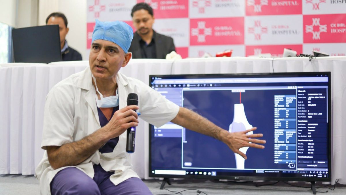 CK Birla launches minimally invasive robotic knee replacement surgery ...