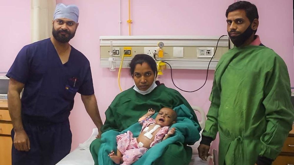 Baby with rare heart condition undergoes arterial switch procedure ...