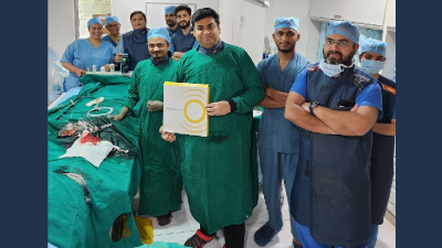 Heart patient treated with shockwave IVL assisted complex angioplasty ...
