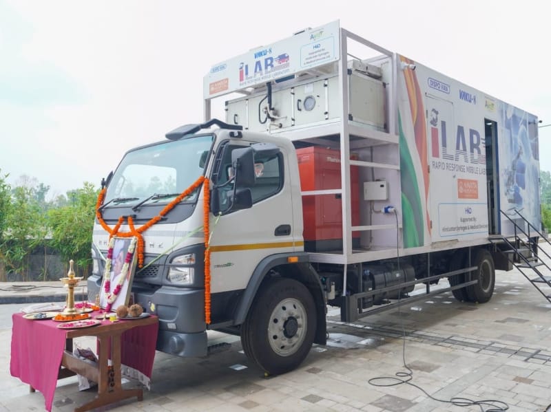 HMD Foundation donates iLAB mobile testing lab to Amrita Hospital ...