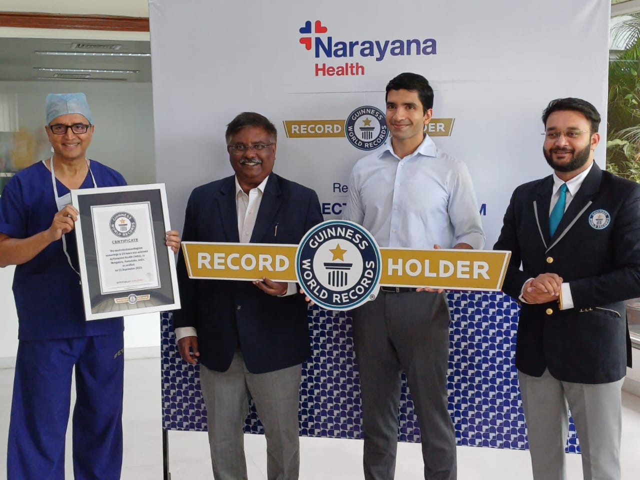 Narayana Health sets Guinness World Record with ECGs - Healthcare Radius