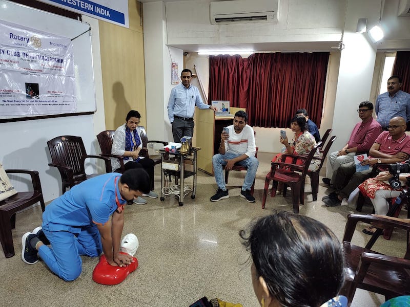 Global Hospital, Rotary Club impart CPR training to Mumbaikars ...