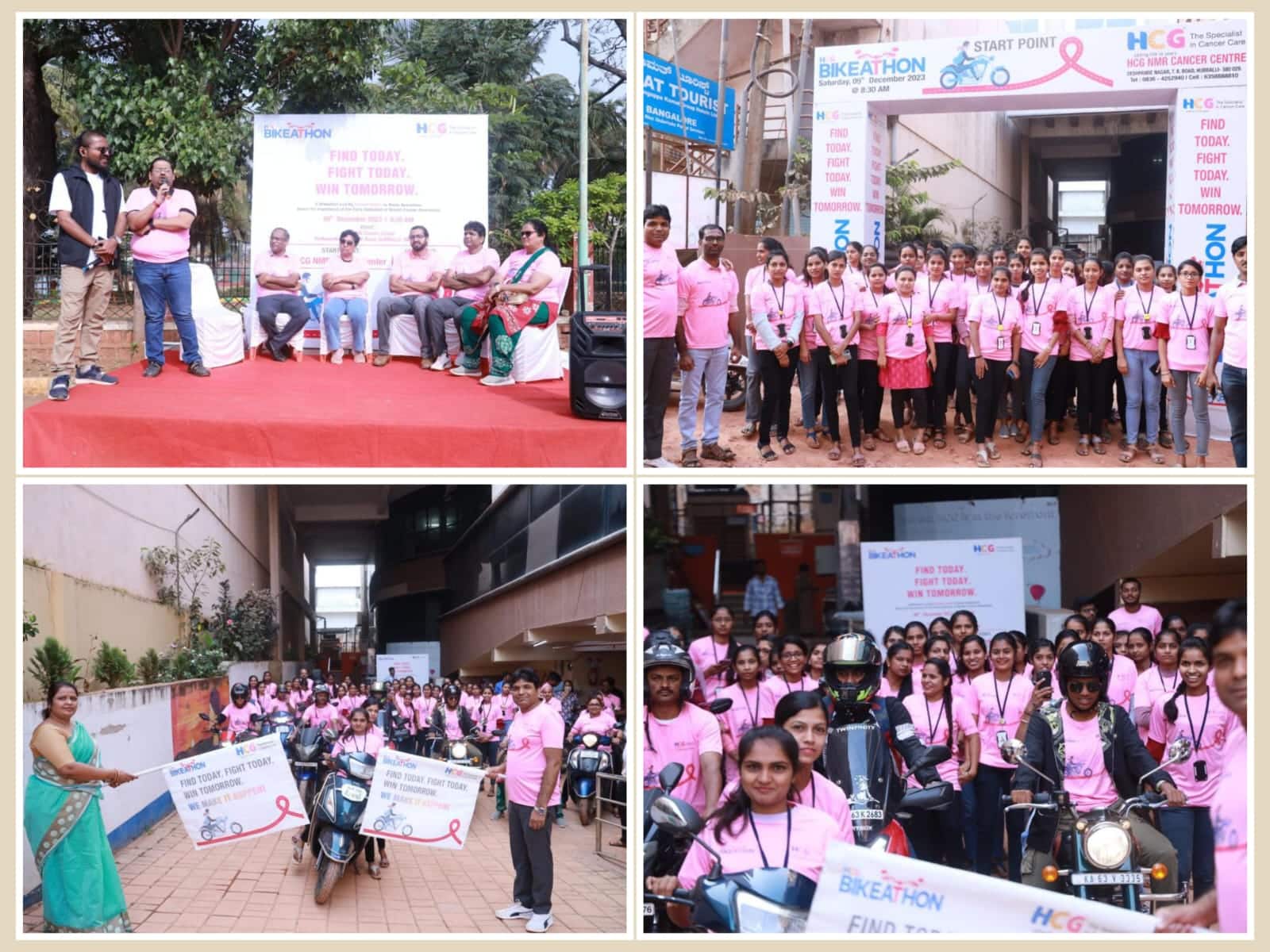 HCG hosts Bikeathon for breast cancer awareness - Healthcare Radius