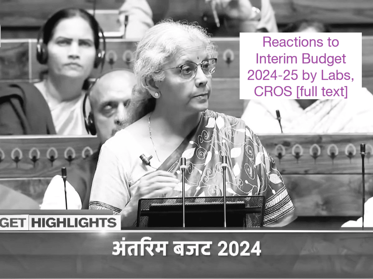 Interim Budget 2024-25 reactions by India's diagnostic labs, CROs [full ...