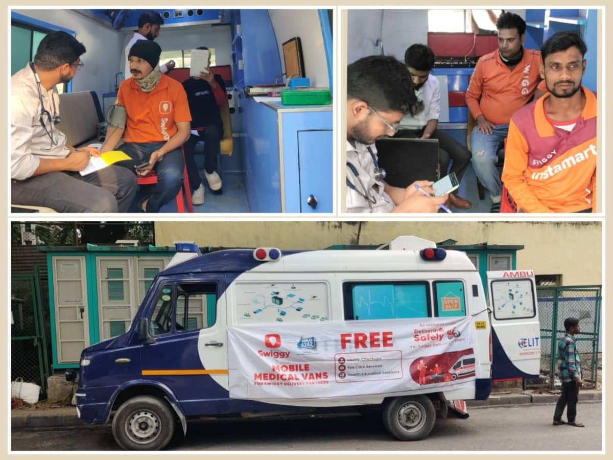 Swiggy launches mobile clinics for delivery partners - Healthcare Radius