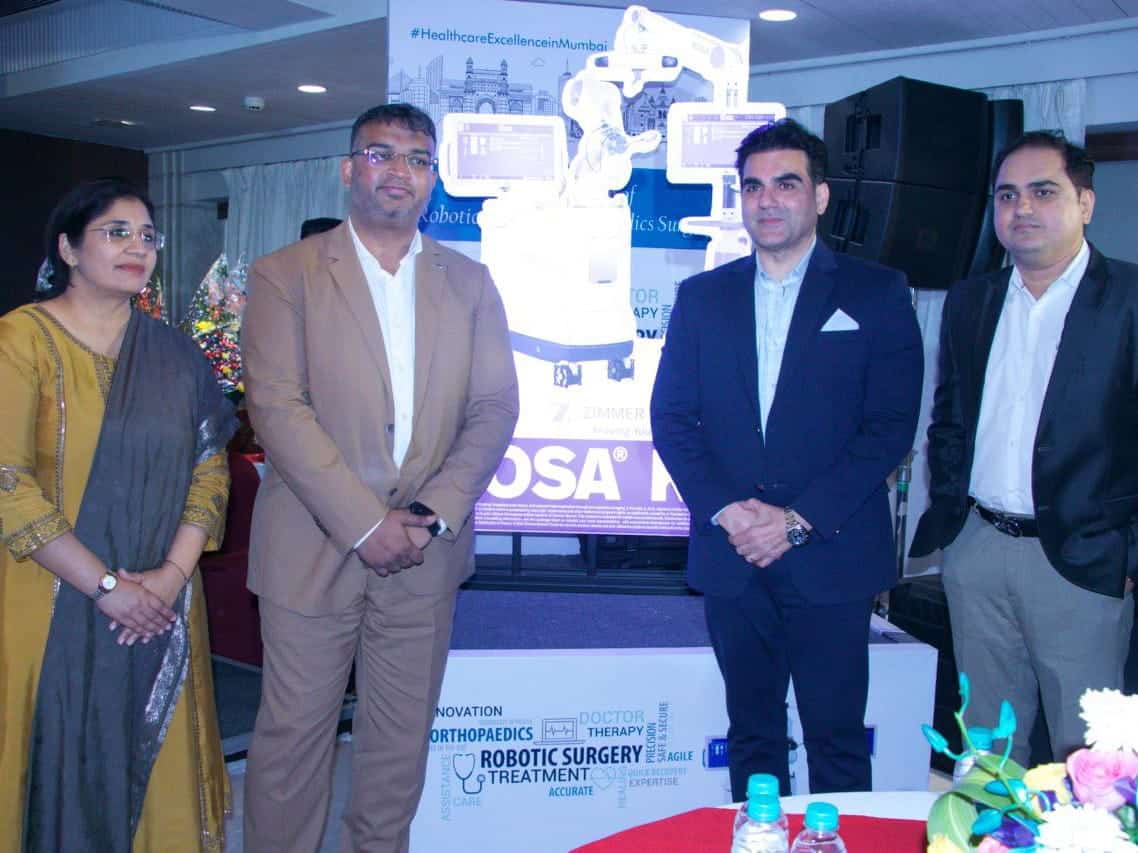 Apollo unveils high-tech robotic knee replacement system - Healthcare ...