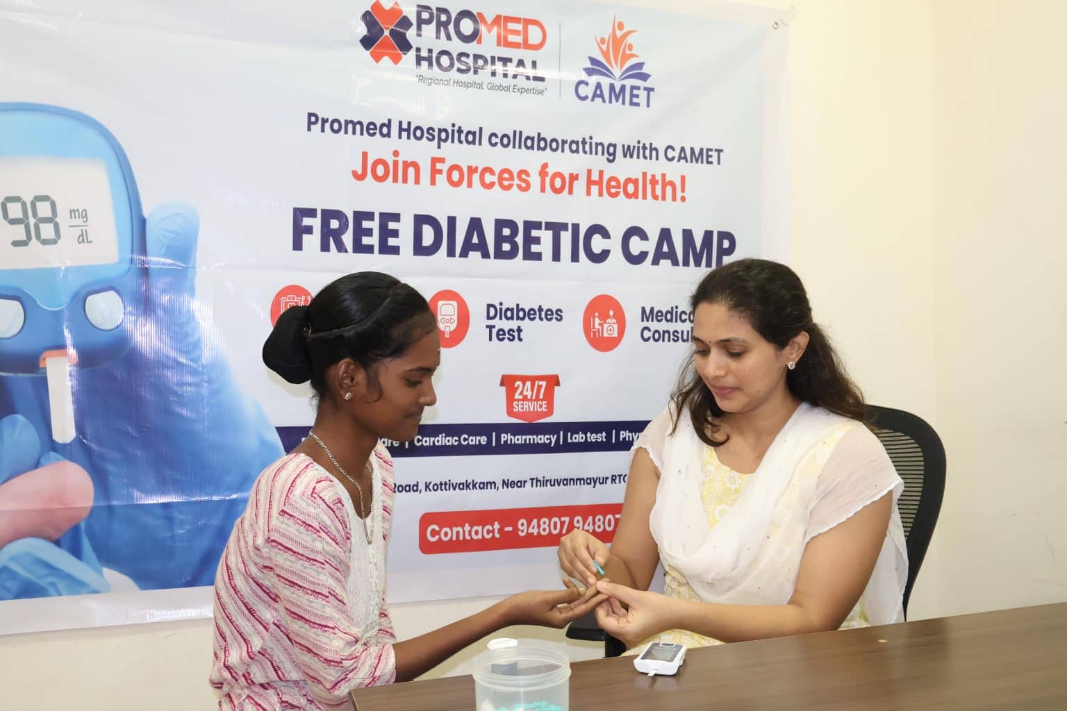 Free diabetes screening camp launched at Promed Hospital - Healthcare ...