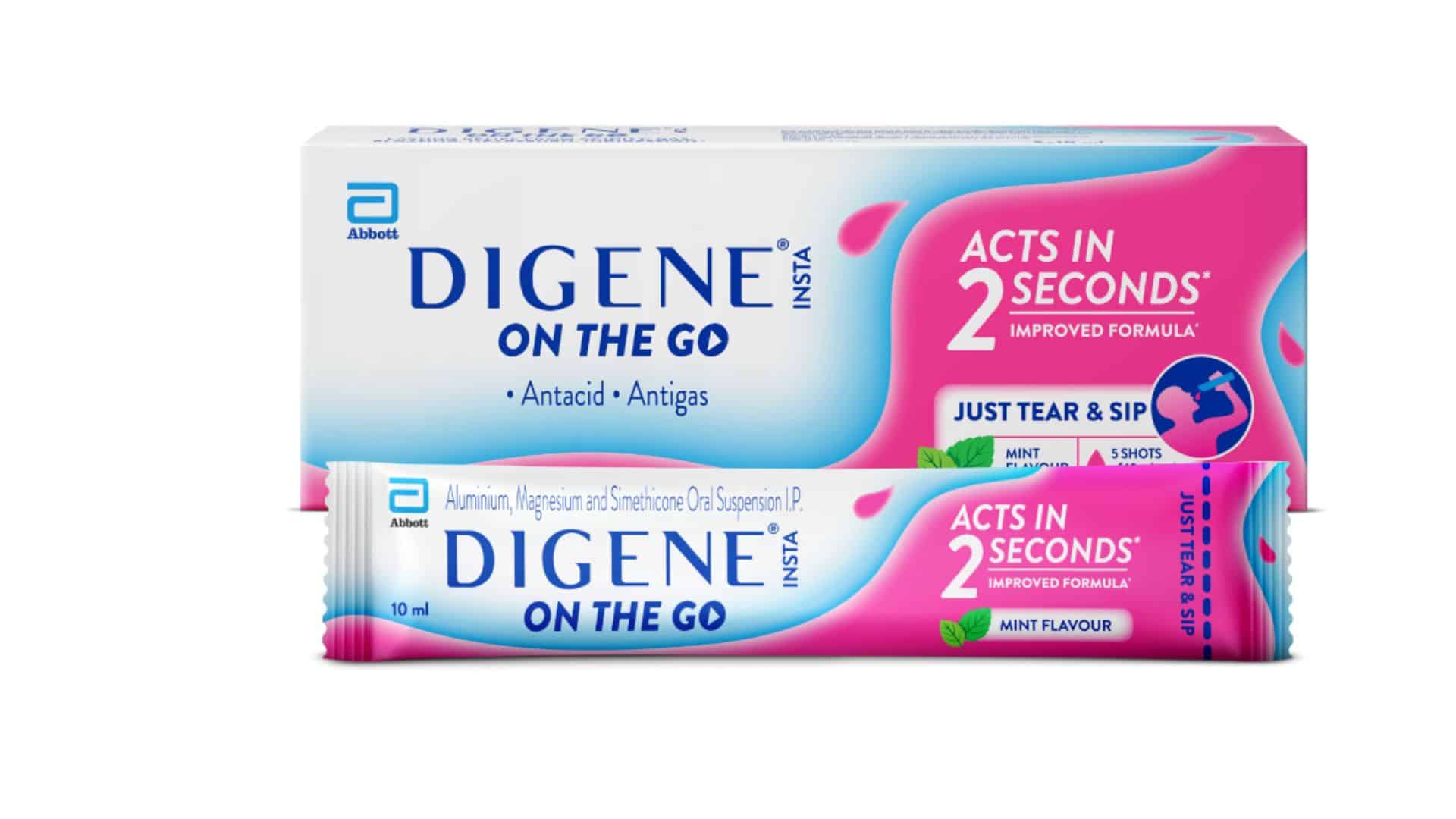 Abbott unveils Digene Insta On The Go for acidity relief