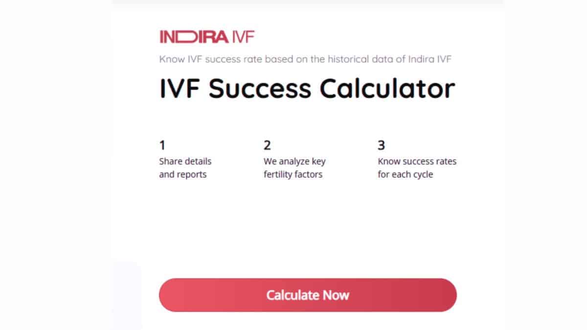 Indira IVF launches personalized IVF success calculator