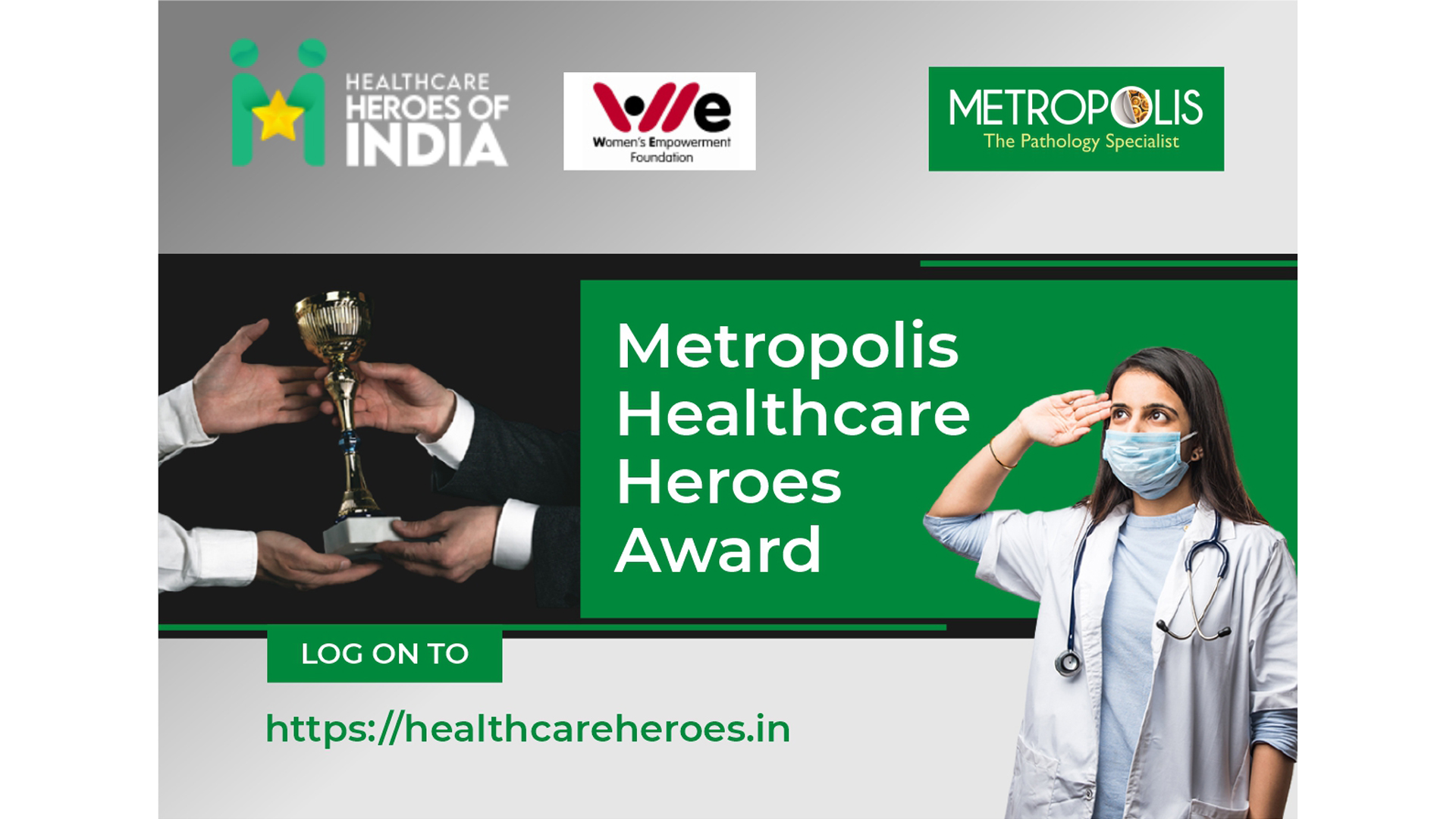 Healthcare Heroes of India 2021 initiative by Metropolis Healthcare Ltd ...